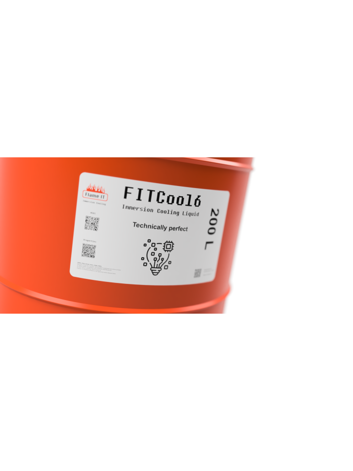 FITCool6 - Immersion Cooling Liquid - 200 liter tank - FlameIT - Immersion Cooling